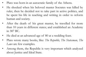 Plato: State, Theory of Justice, Philosopher King – Political Science ...